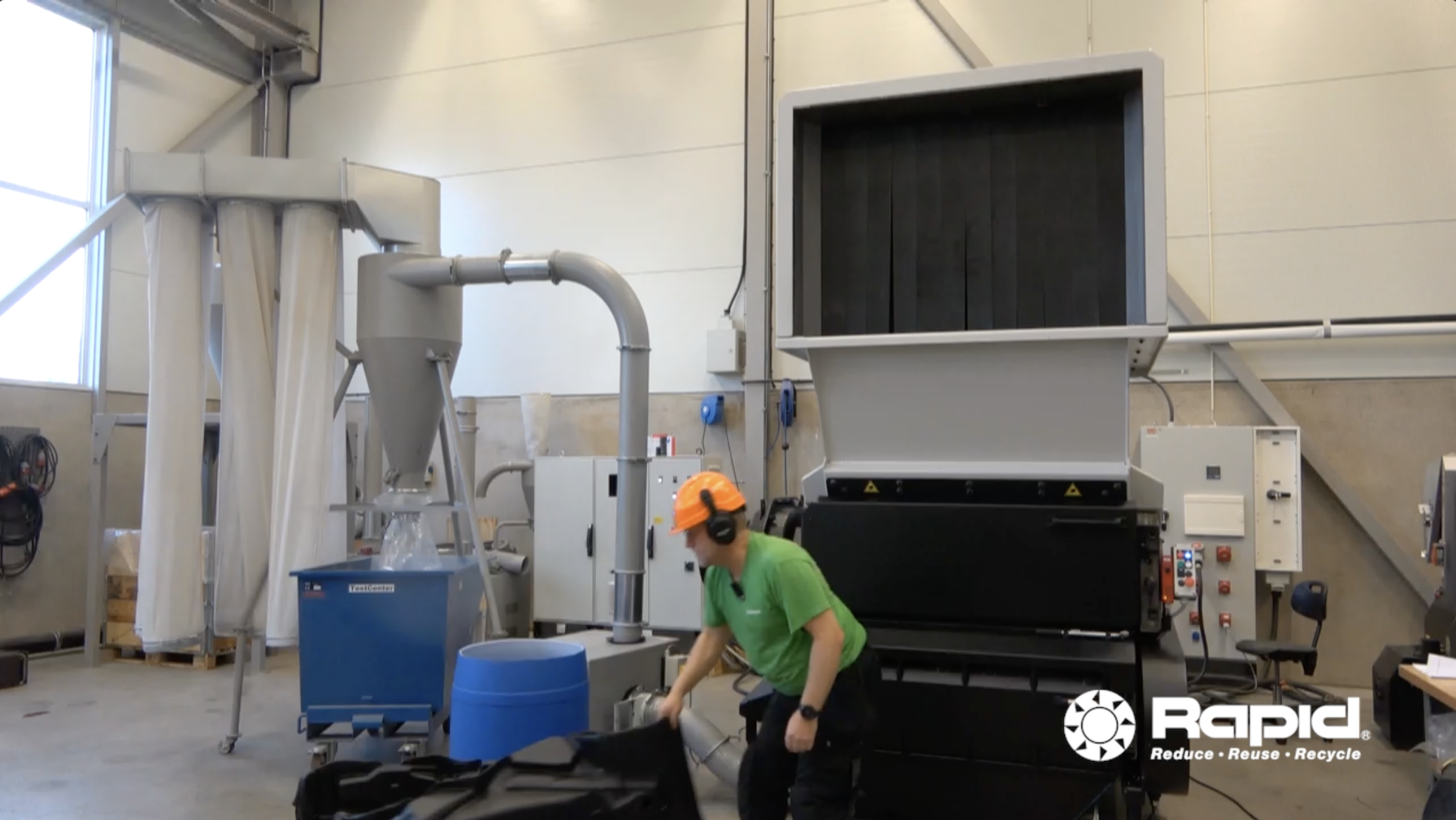 Raptor DUO Shredders for Efficient Material Processing | Rapid Granulator